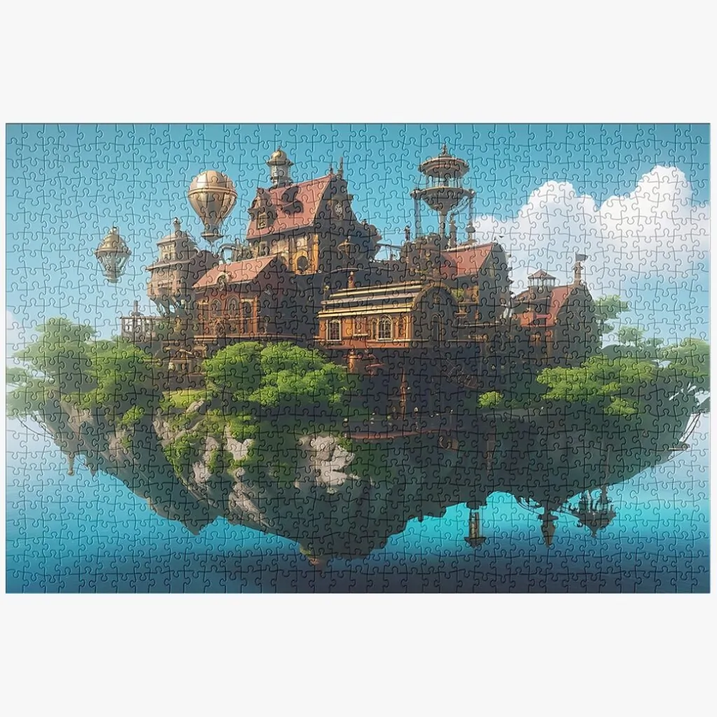 Floating Magical Island - Jigsaw Puzzle 1000 Pieces - Jigsaw Puzzle Hut
