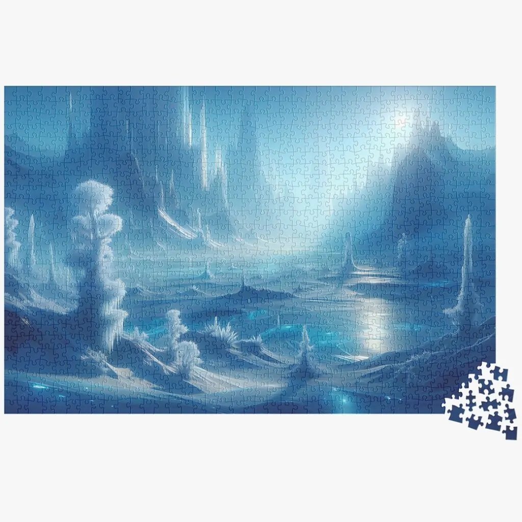 Frostfall Ice World - Jigsaw Puzzle 1000 Pieces - Jigsaw Puzzle Hut